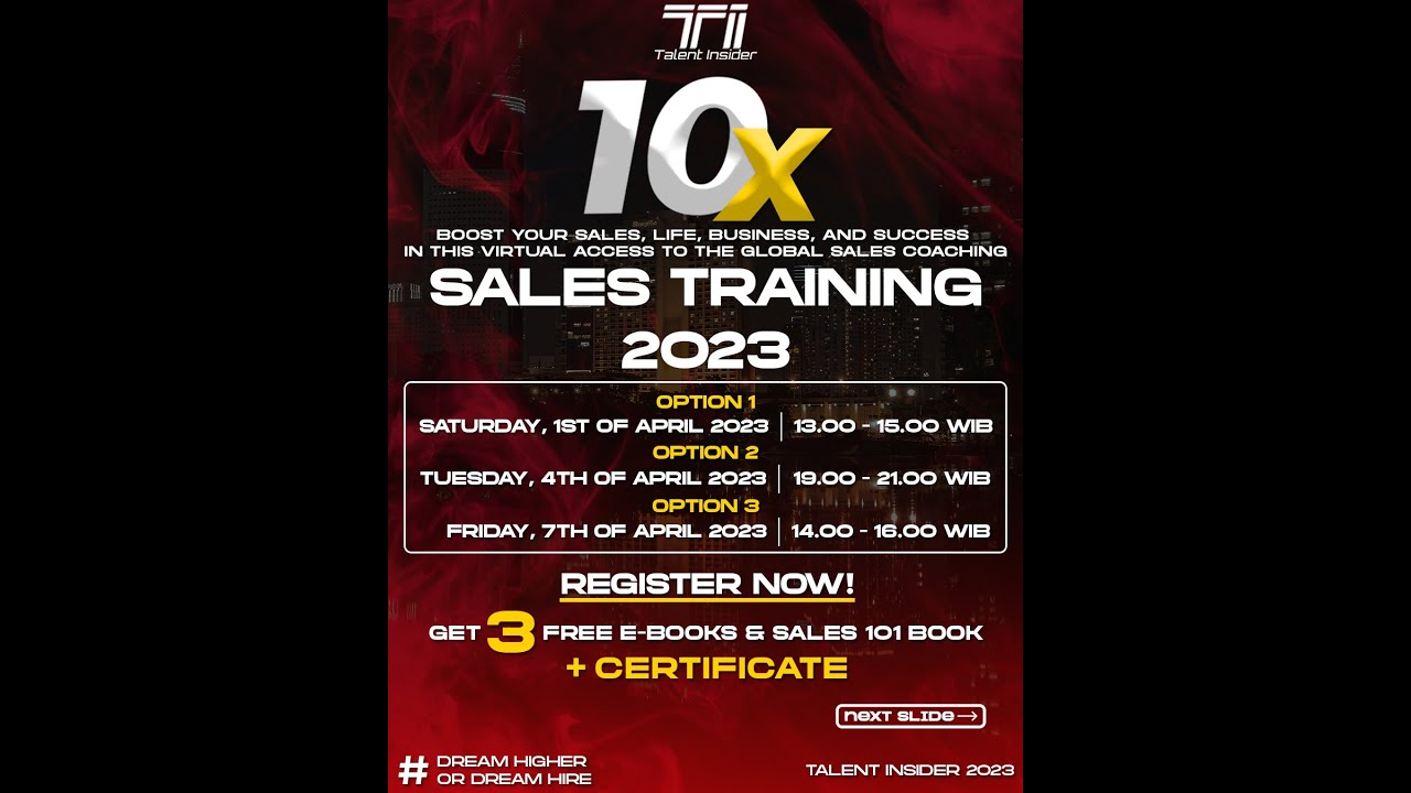 10x Sales Training! - YouTube