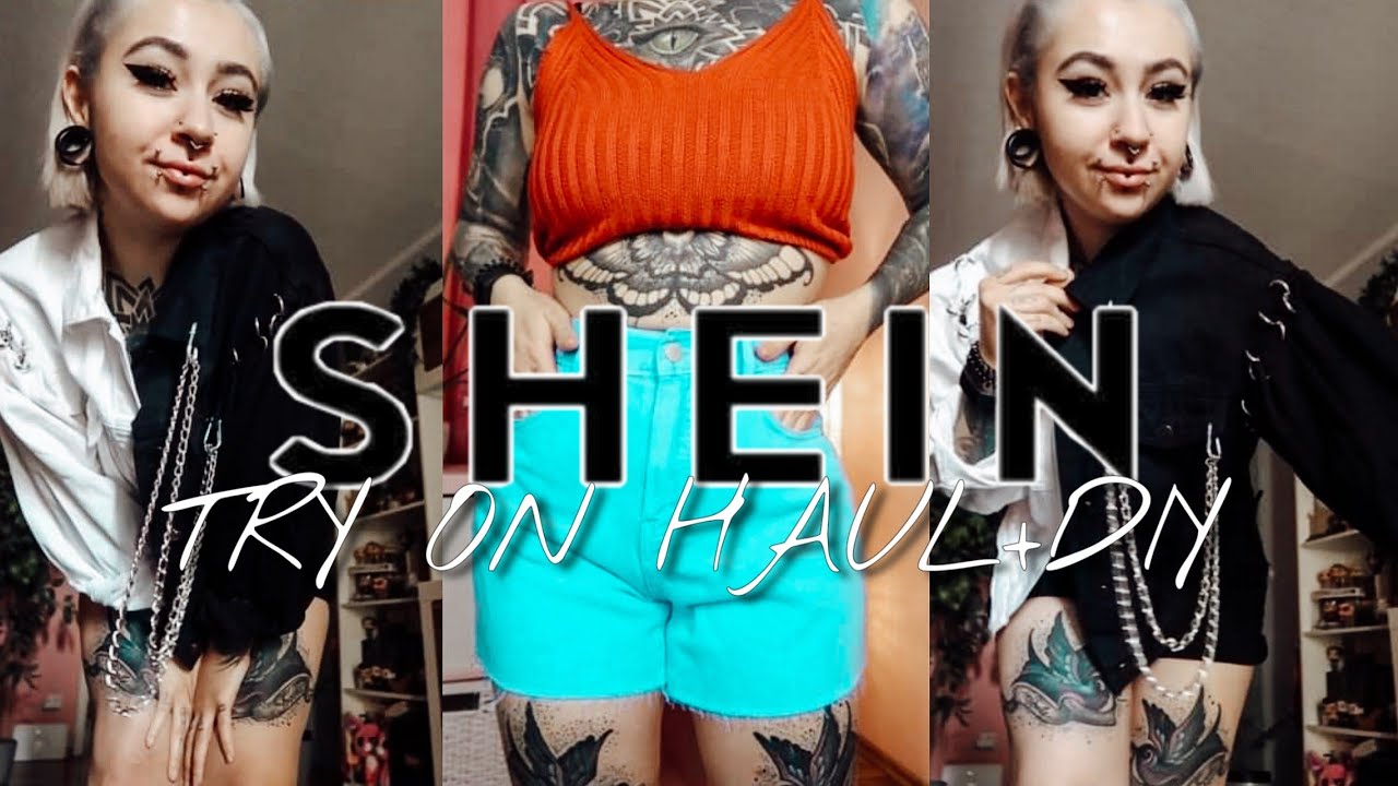 dank SHEIN hab ich endlich meine Traumjacke | TRY-ON-HAUL + DIY - YouTube