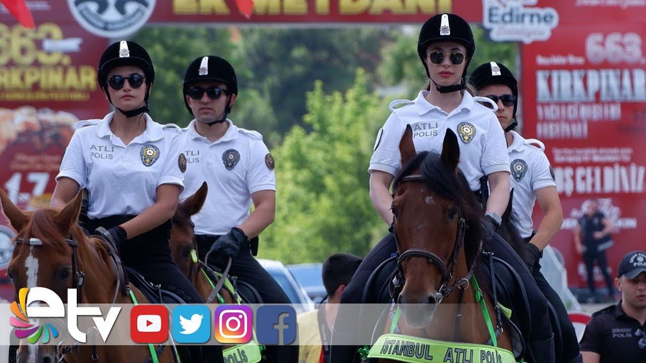 ATLI POLİSLER, KIRKPINAR'DA DEVRİYE ATIYOR - YouTube
