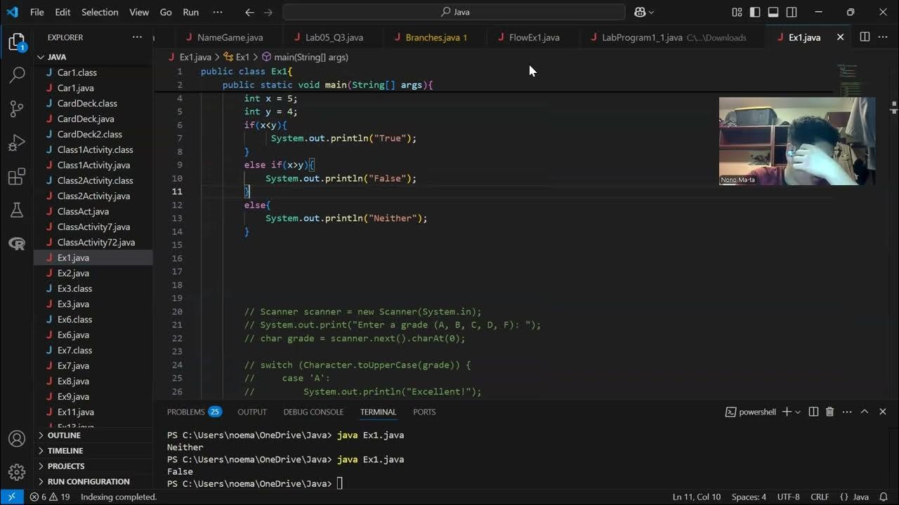 If-Statement: CSCE 111 - Noe Mata - YouTube