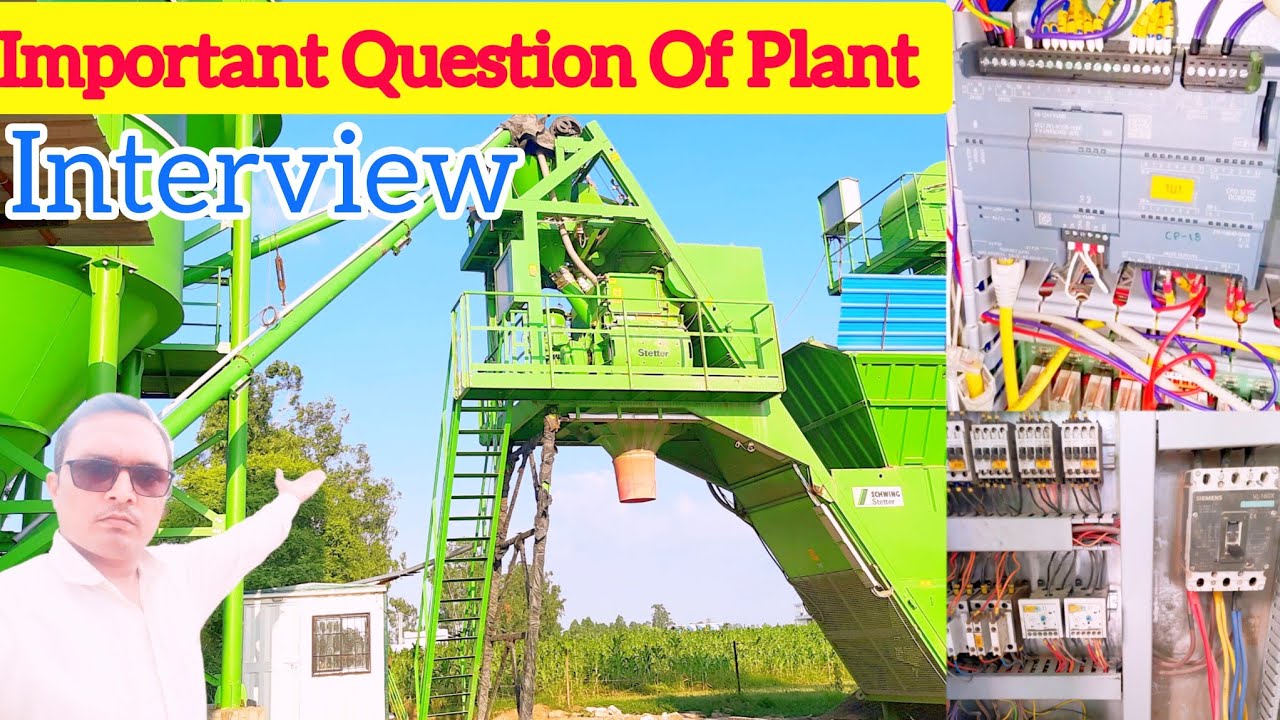 Batching plant interview question topics tip RMC plant question answer# ...