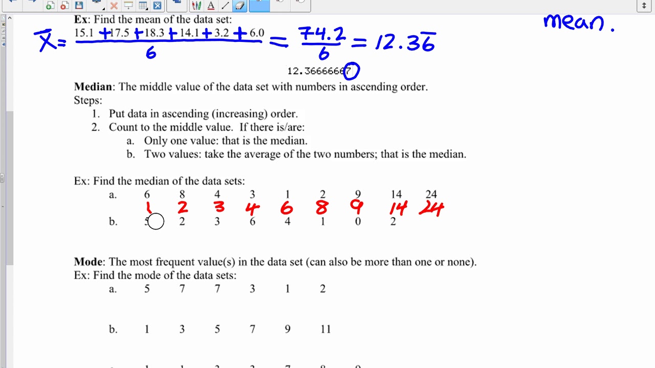 Stat Notes Fall 2019 p2 - YouTube
