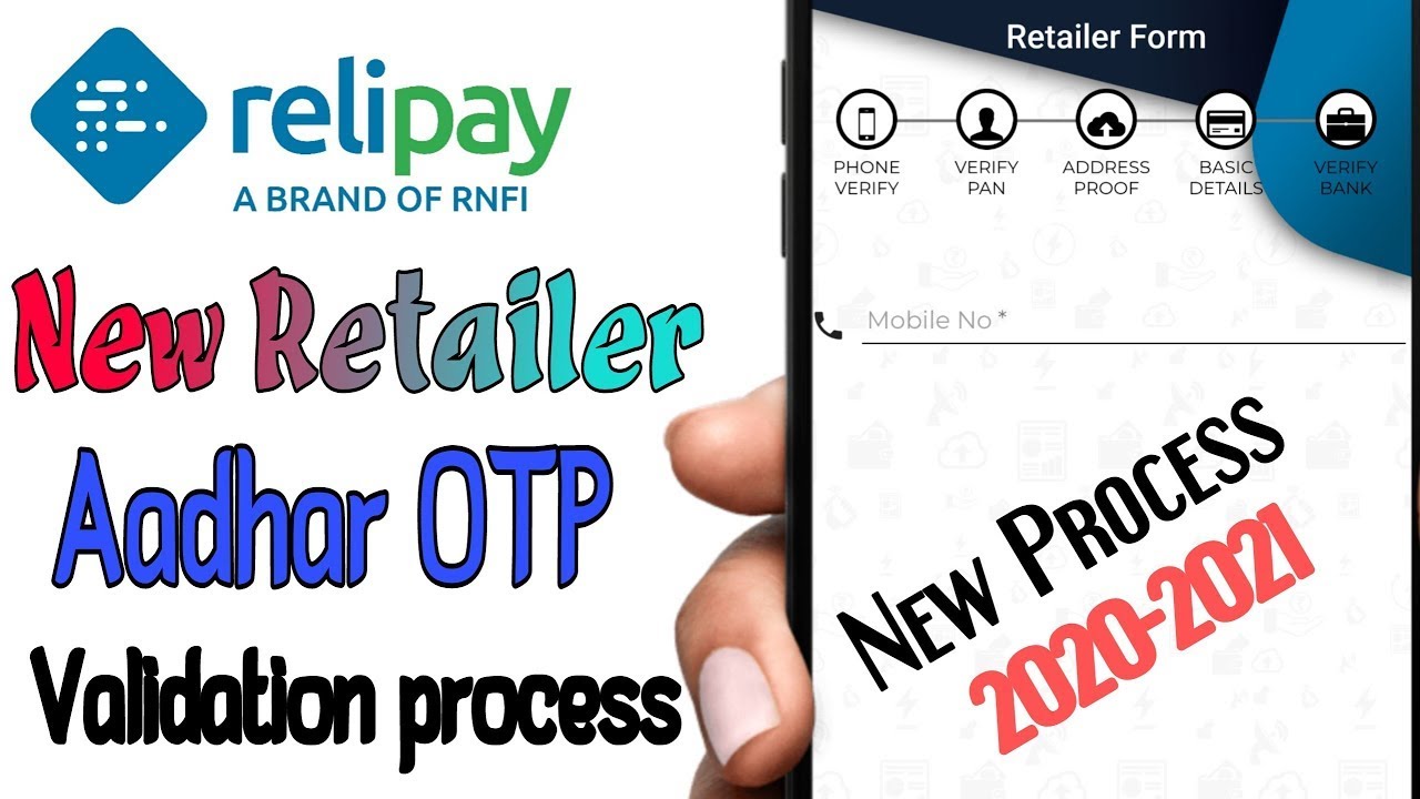 Rnfi Relipay Retailer Onboarding process By Aadhar OTP - YouTube
