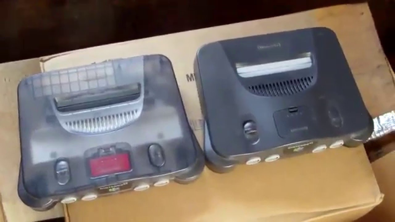 Nintendo 64 Console Comparison - Smoke and Charcoal - YouTube