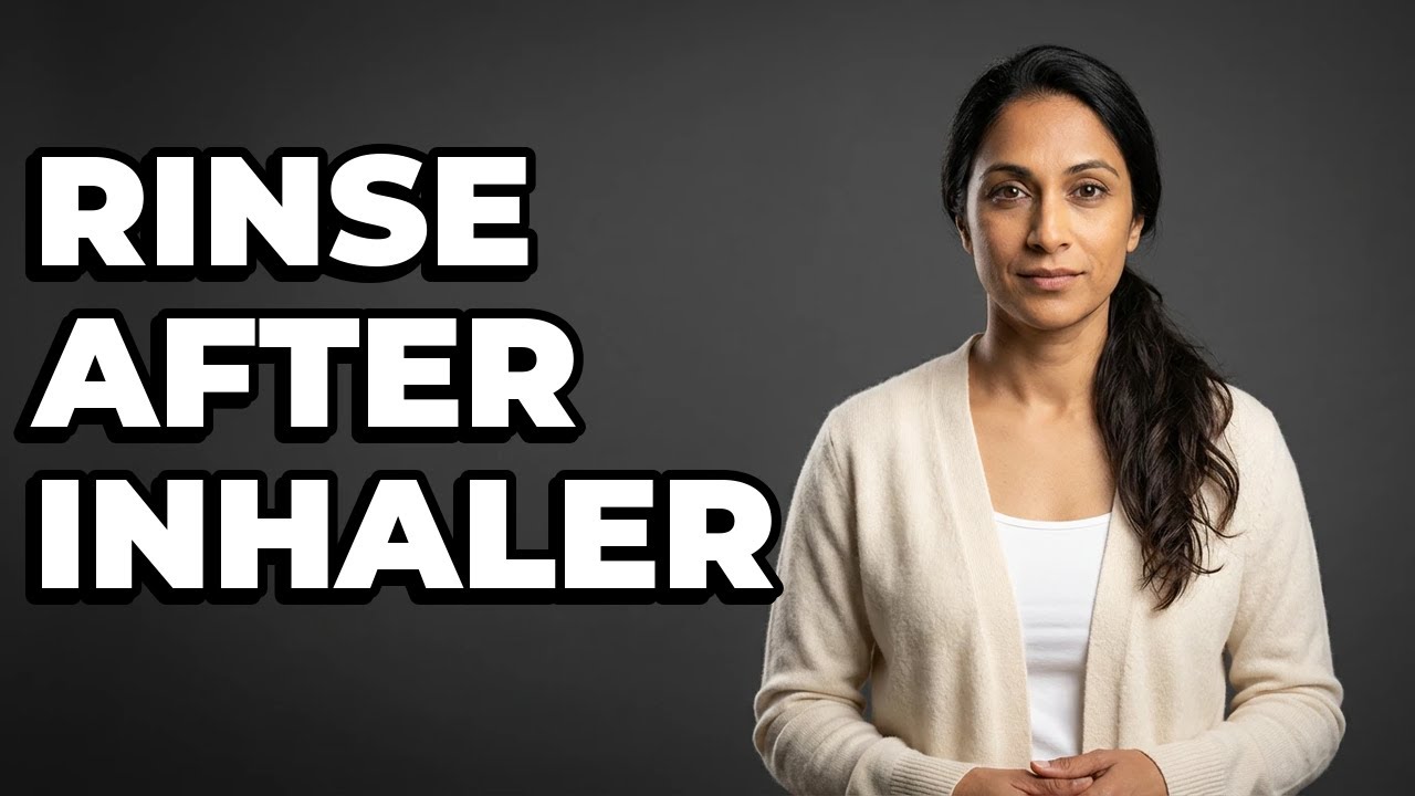 Is Rinsing My Mouth Required After A Steroid Inhaler? - YouTube