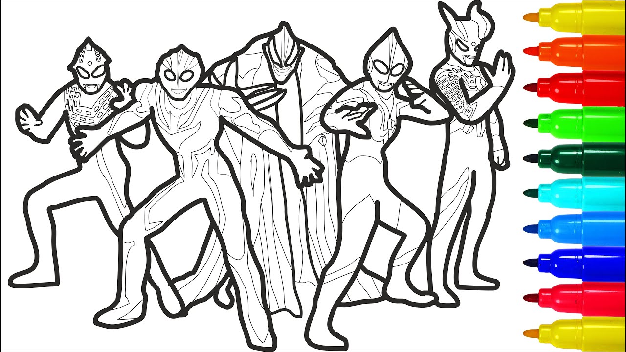 Ultraman Seven Coloring Page