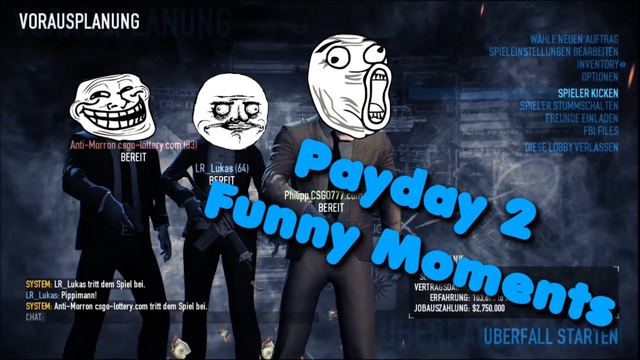 Fun and Fail Moments | Payday 2 - YouTube