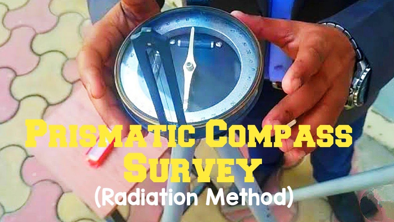 Prismatic Compass Survey (Radiation Method) - YouTube