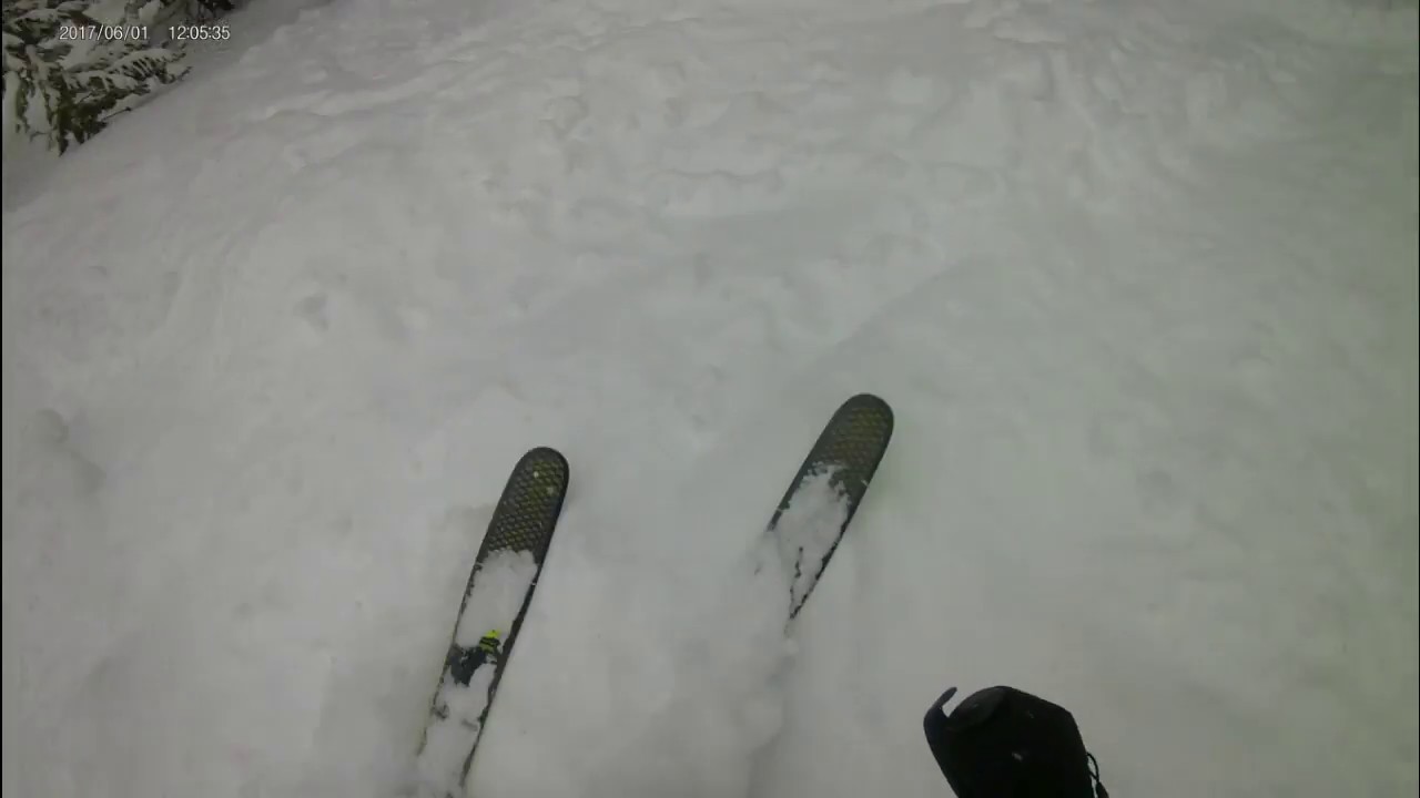 Best Powder Lines at Castle Mountain (skiing) - YouTube