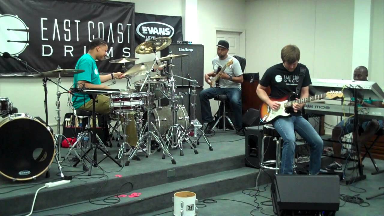 Greg Clark Jr DRUM CLINIC @East Coast Drums w/Smith, Kohlhaas ...