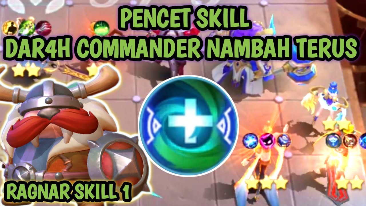 CARA BERMAIN RAGNAR SKILL 1 MAGIC CHESS | CARA PAKAINYA SEPERTI INI ...