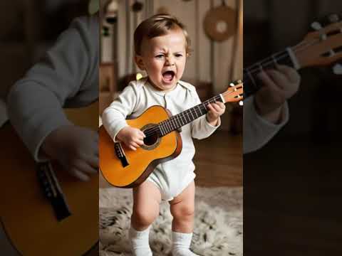 I love you mummy,baby singing song,cute baby, guitar