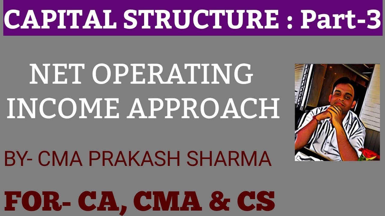 #3 CAPITAL STRUCTURE (NET OPERATING INCOME APPROACH) | FOR CA/CMA/CS ...