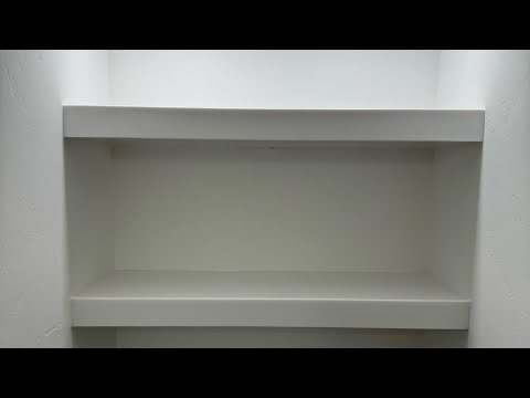 Corian Solid Surface Floating Shelves! - YouTube