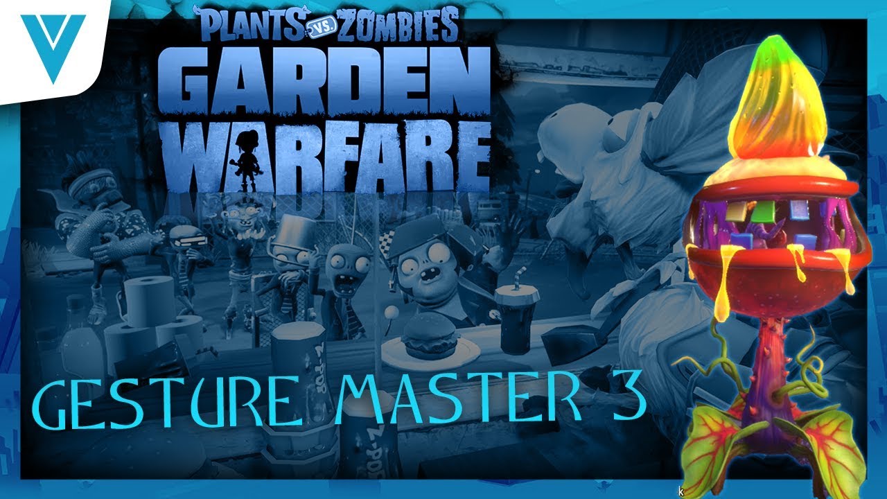 Plants Vs Zombies Garden Warfare 2 Gesture Master 3 - Fire Chomper ...