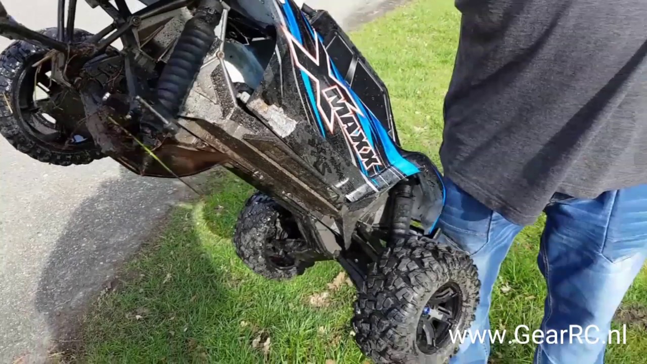 Traxxas Xmaxx 6s 22,2v vs 8s 29,6v - YouTube