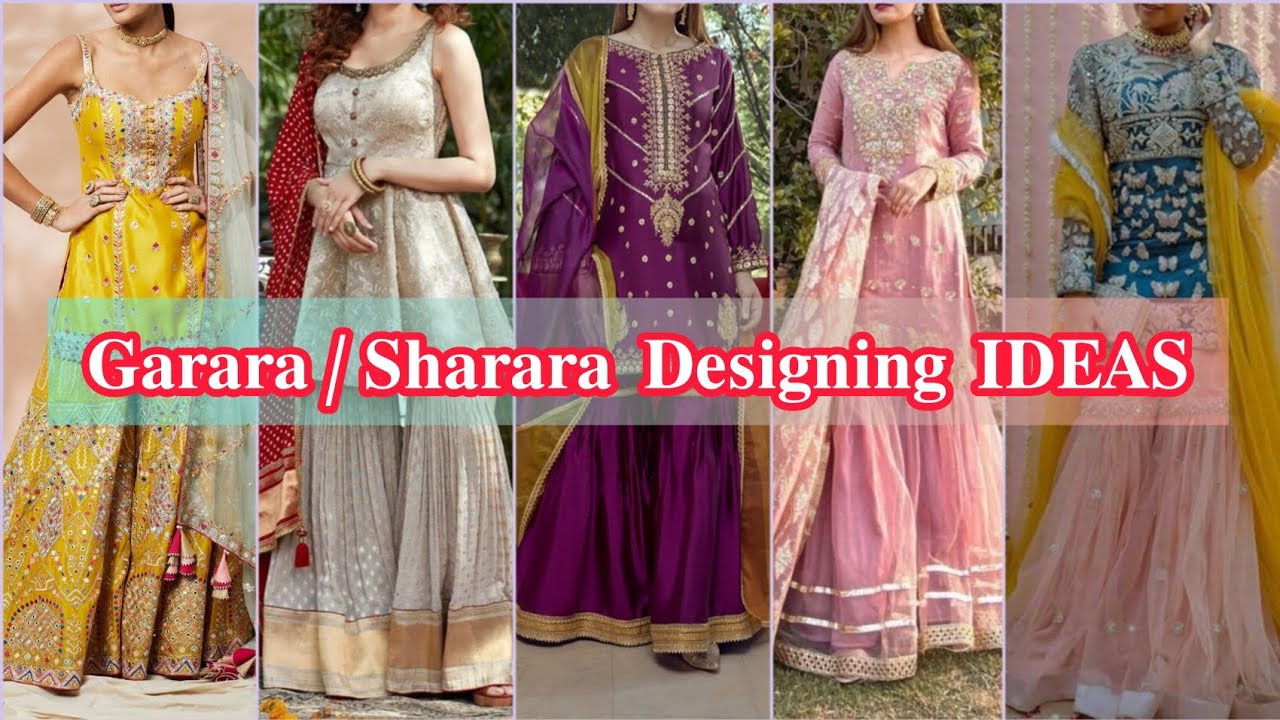 Stylish Sharara Designs 2023 | Latest Gharara Designs | Beautiful ...