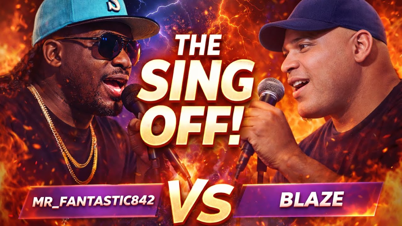 SING OFF!! @MrFantastic824 VS BLAZE! LOL #funny - YouTube