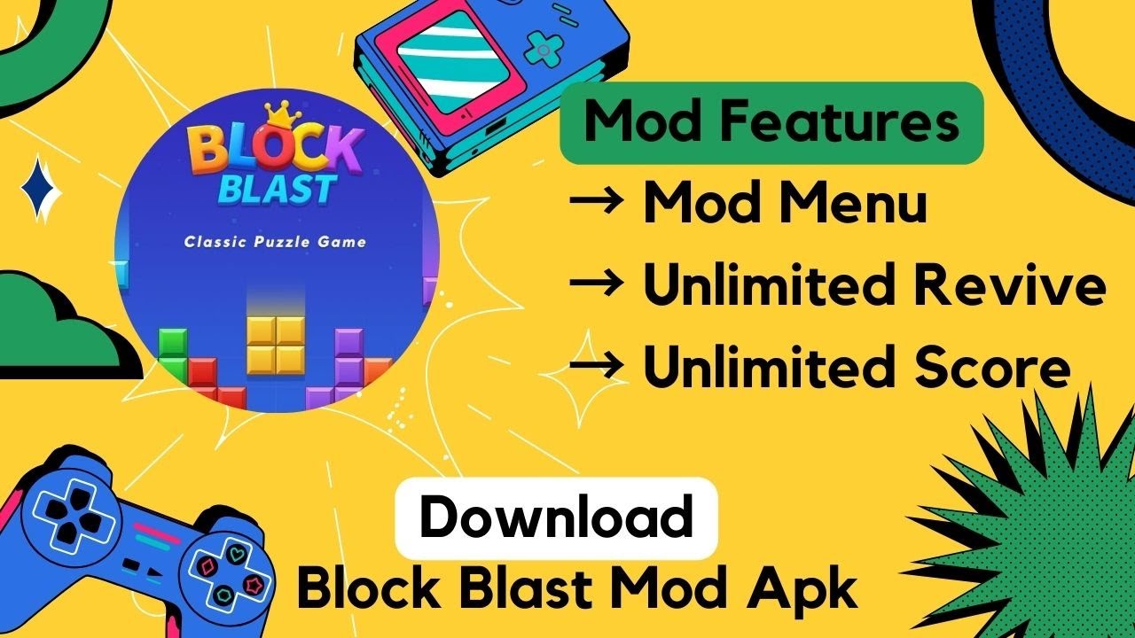 Block Blast Mod Apk | v6.1.2 | (Mod Menu) Unlimited Revive | Android ...