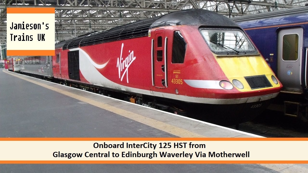 Onboard InterCity 125 HST from Glasgow Central to Edinburgh Waverley ...