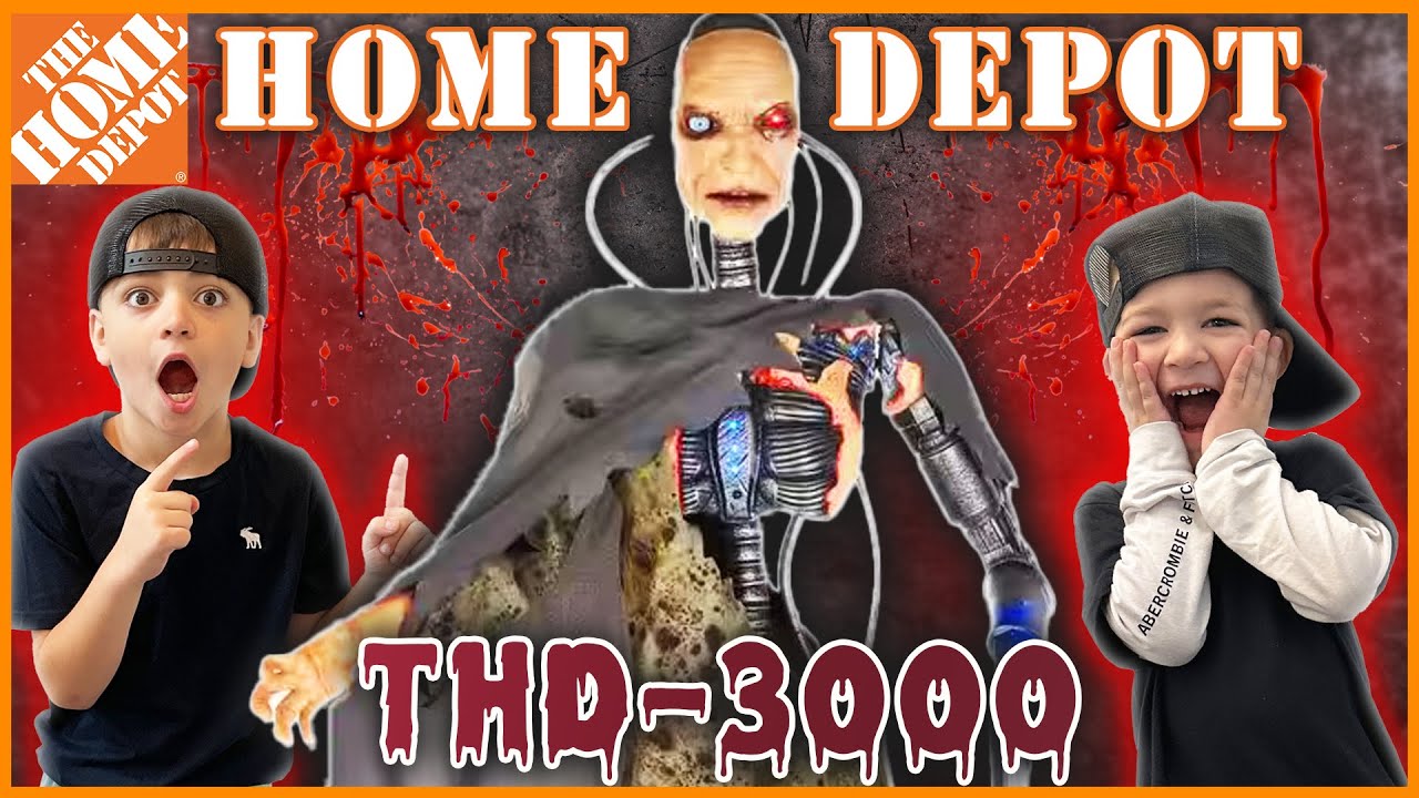 2023 Home Depot THD 3000 Cold Hate Animatronic unboxing and demo - YouTube