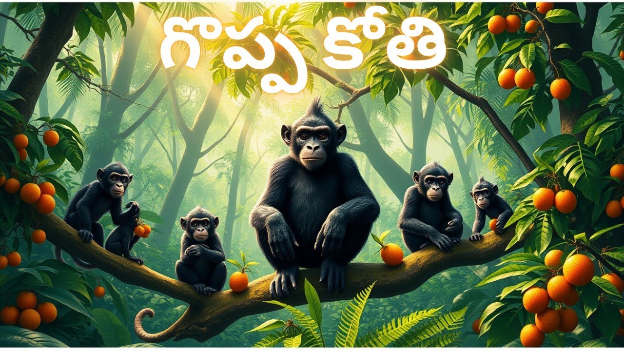 గొప్ప కోతి|The Noble Monkey|the noble monkey|Kids stories|Moral stories ...