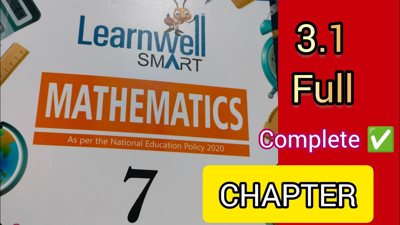 Learnwell smart Mathematics class 7 #maths #learnwell #cbsc #mathematics - YouTube