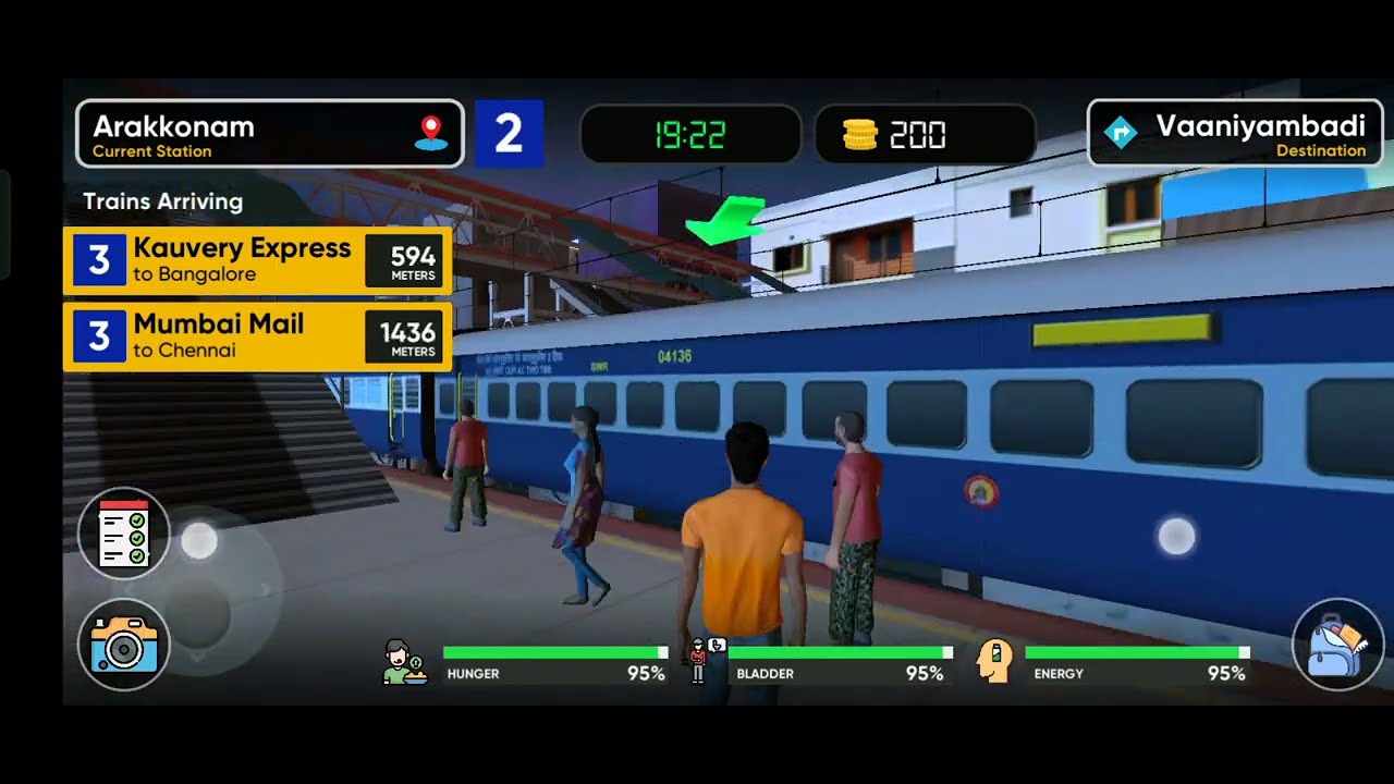 Indian railways travelers game video|good graphics train travel ...