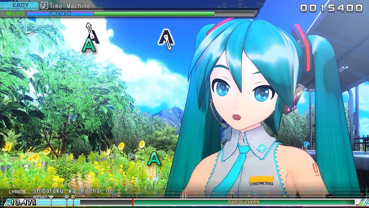 Hatsune Miku - Time Machine (game mode) - YouTube