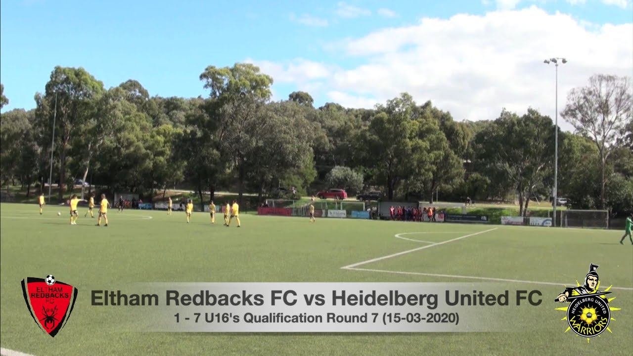 NPL Victoria U16's Qualification Round 7 Eltham Redbacks FC vs ...