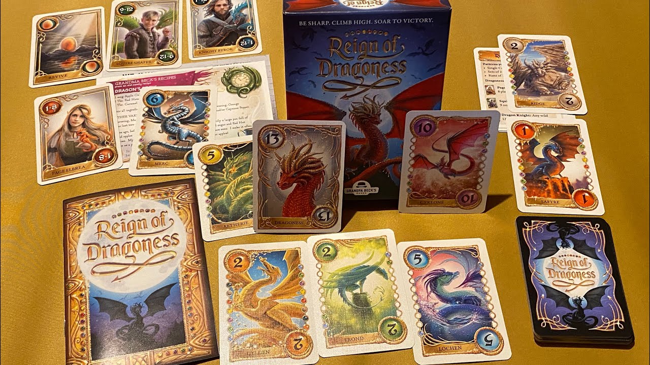 Reign of Dragoness Card Game Review - YouTube