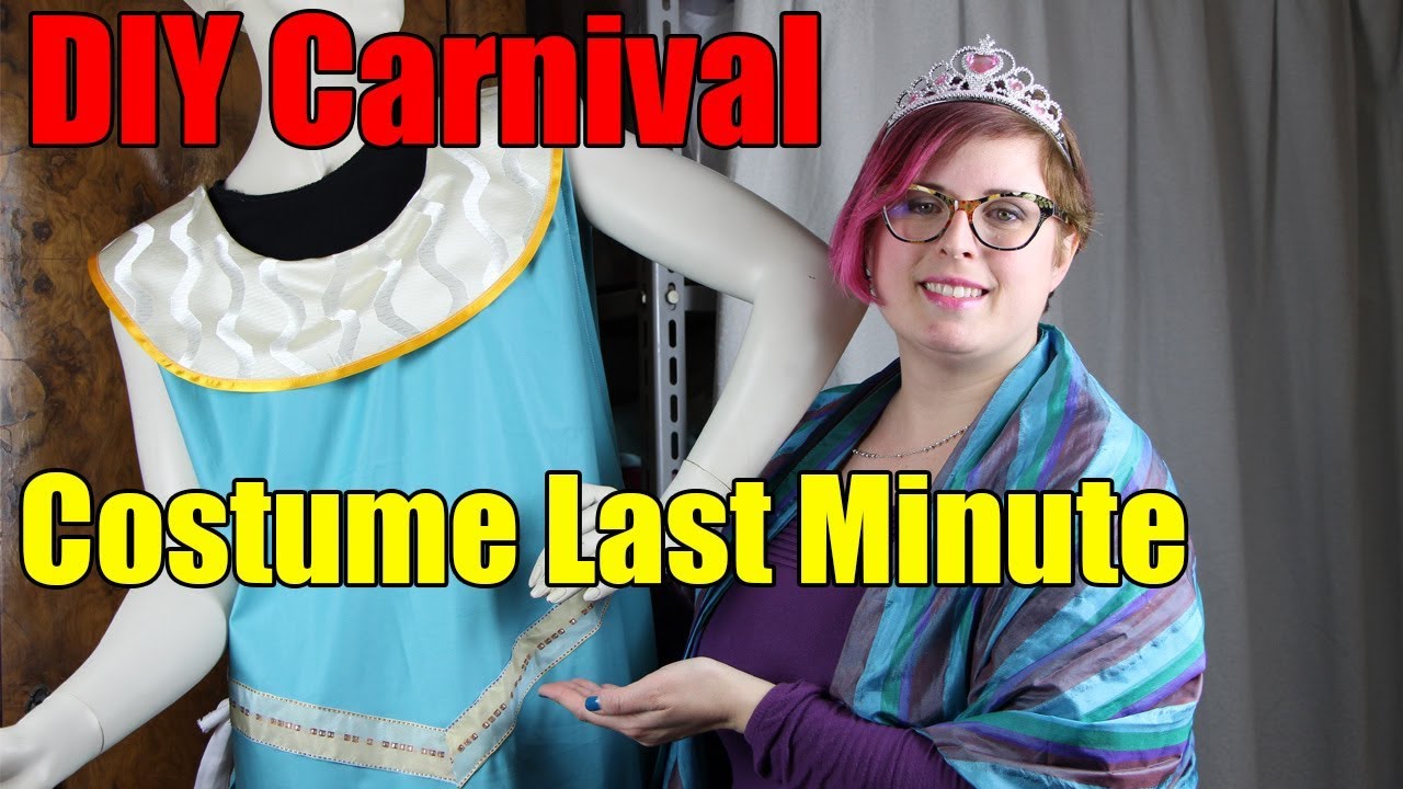DIY carnival costume last minute - YouTube