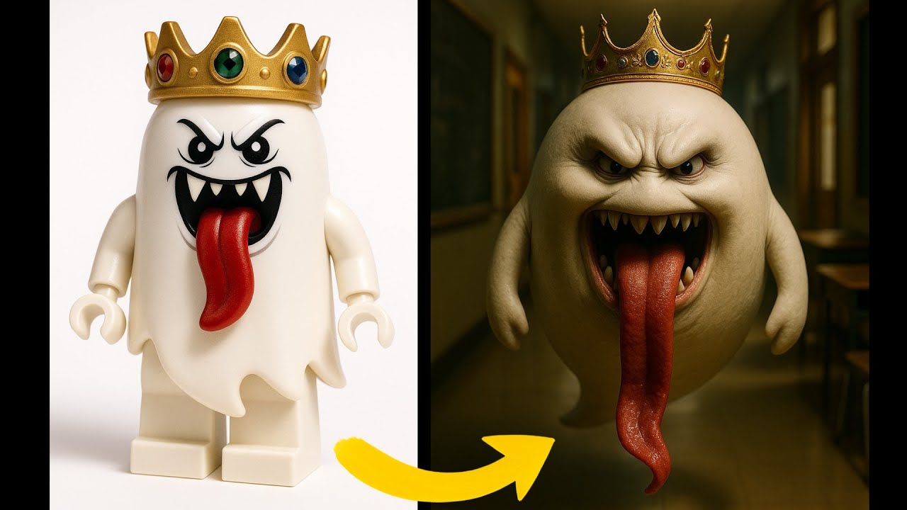 What if LEGO Super Mario Characters were Real - YouTube
