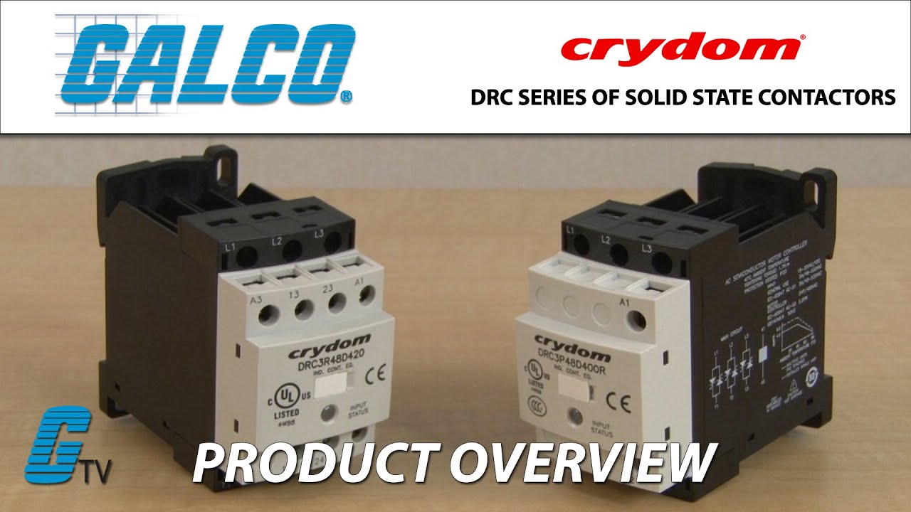 Crydom DRC Series of Solid State Contactors - YouTube