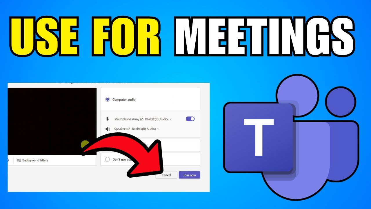 How To Use Microsoft Teams For Meetings And Video Conference Calls 2026 ...