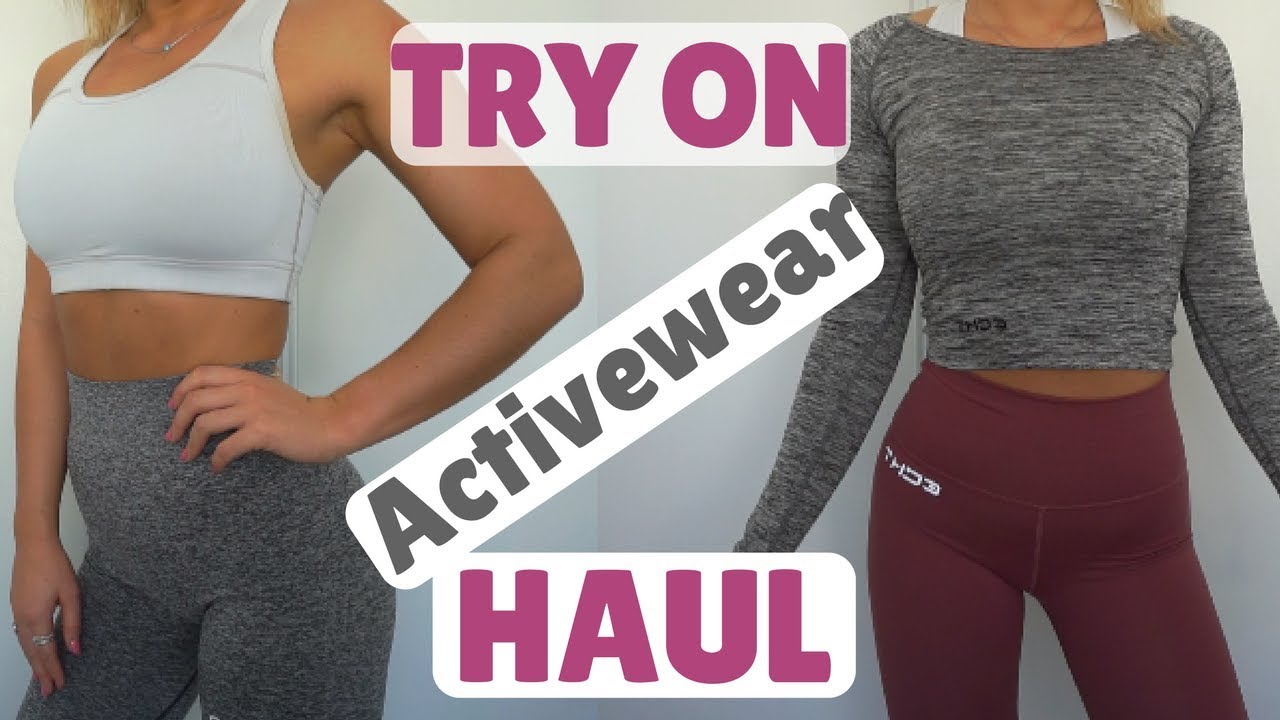 Activewear TRY ON HAUL + full body weights workout - YouTube