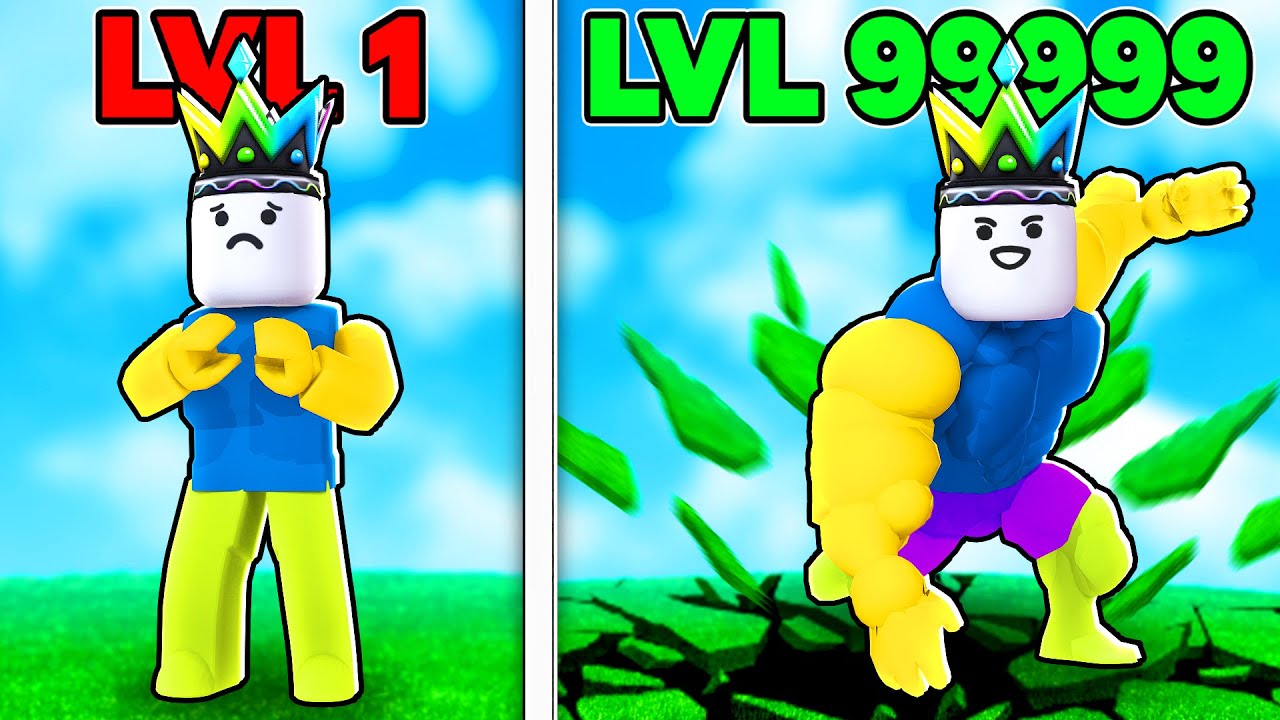 I Become The STRONGEST Noob On Roblox - YouTube