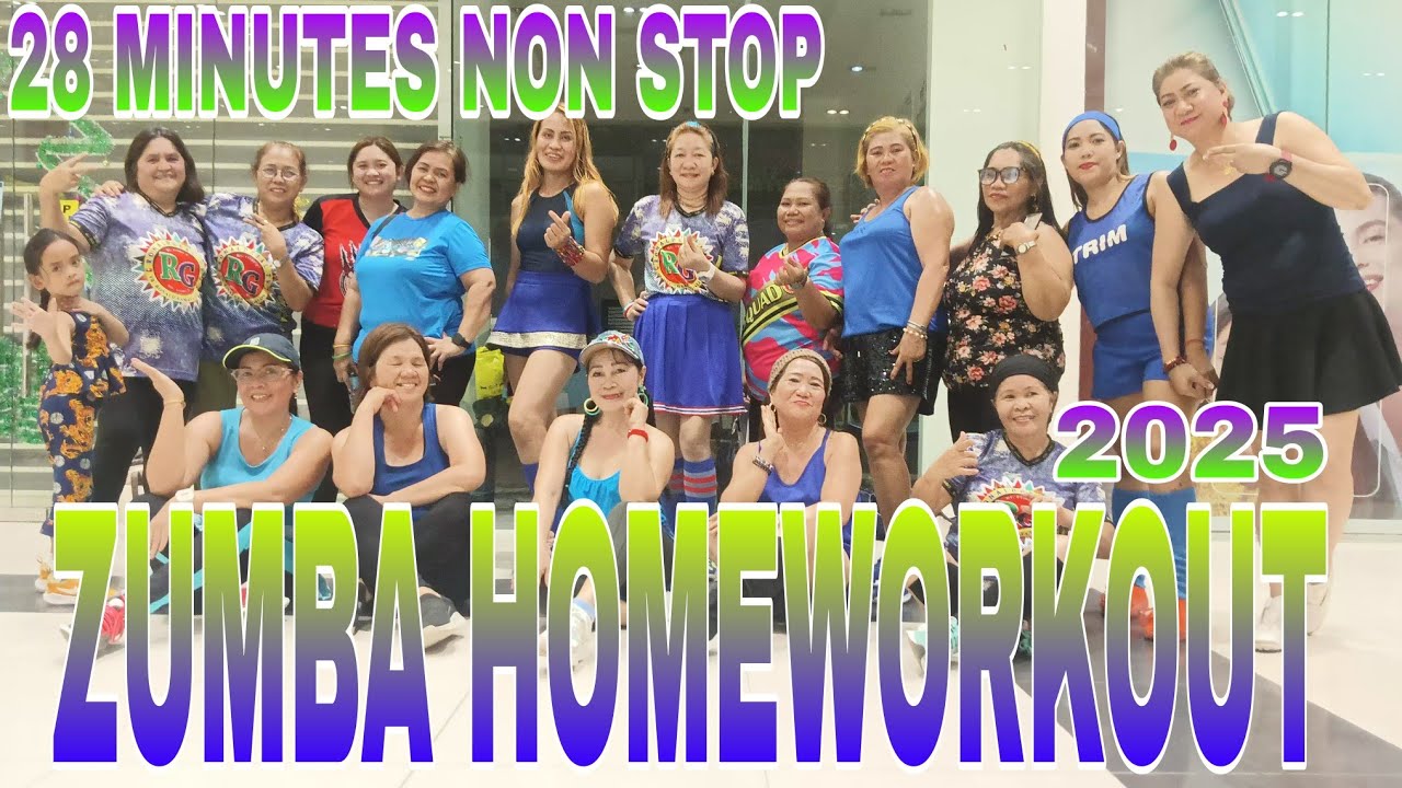 28 MINS NON STOP ZUMBA 2025 FOR HOME WORKOUT - RG SQUAD , RG FORCE and ...