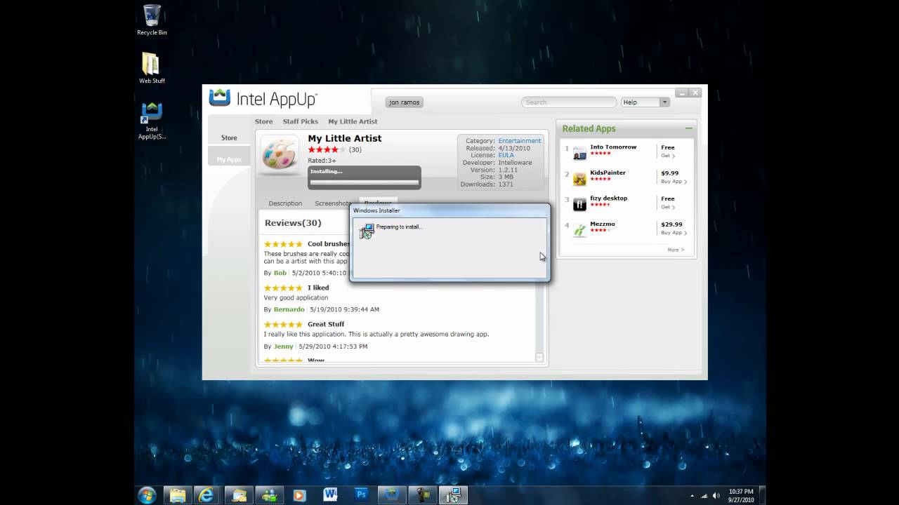Intel AppUp showcase - YouTube