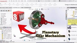 Planetary Gear Mechanism In Solidworks Solidworks Autocad ...