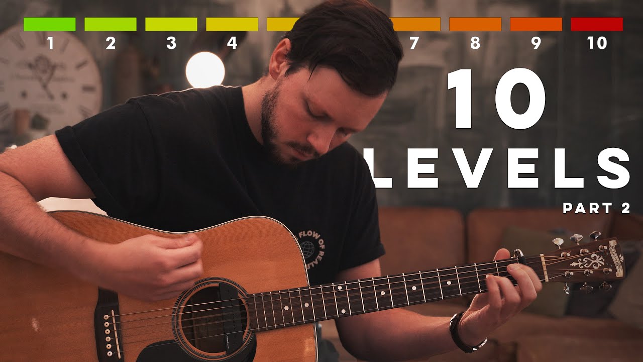 THE 10 LEVELS OF ACOUSTIC GUITAR // PART 2 - YouTube Music