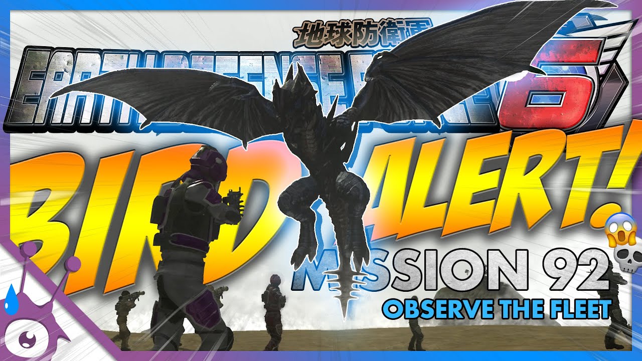 Earth Defense Force 6 - Mission 92 (English Version) - Observe the Fleet - Ranger - Hard - PS5 ...