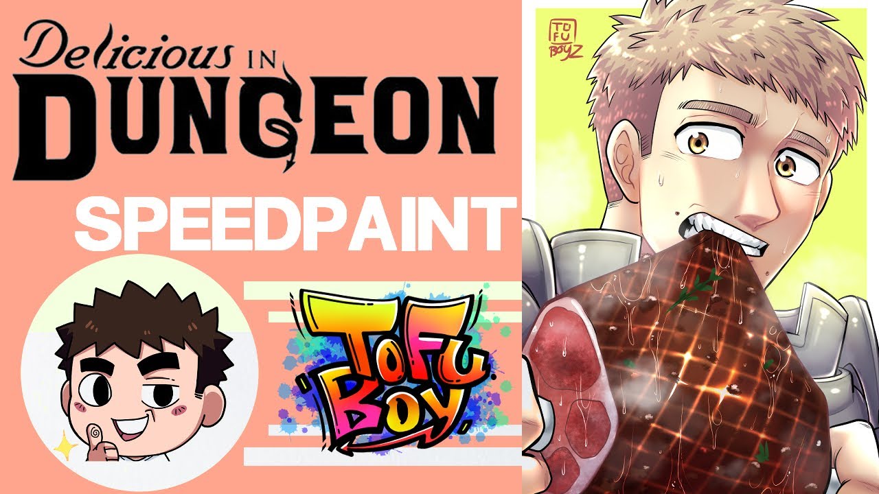 [Dungeon Meshi] Laios Touden - speed paint - YouTube