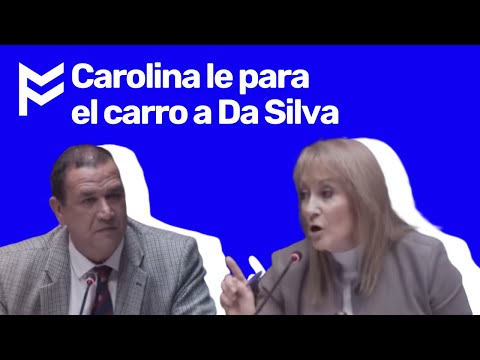 Carolina le para el carro a Da Silva