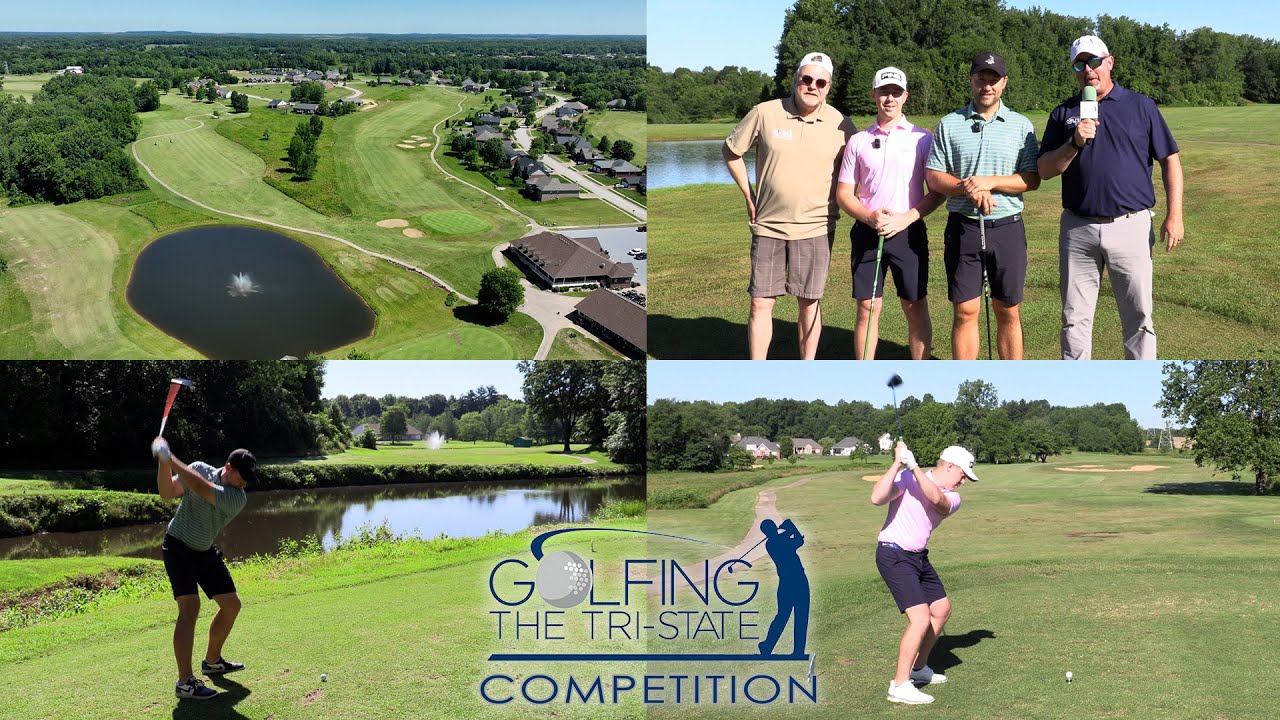 Golfing The Tri-State Competition: Caleb Chesnut vs Kyle Aiton at Quail Crossing Golf Club - YouTube