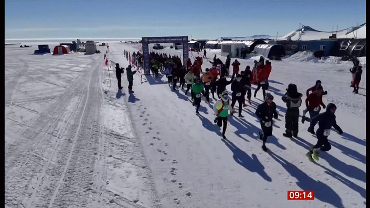 Antarctic Ice Marathon time again (Antarctica) 14 Dec. 2024 - YouTube