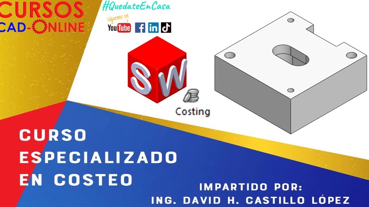 Solidworks Costing Tool: Modelar para el Costeo - YouTube