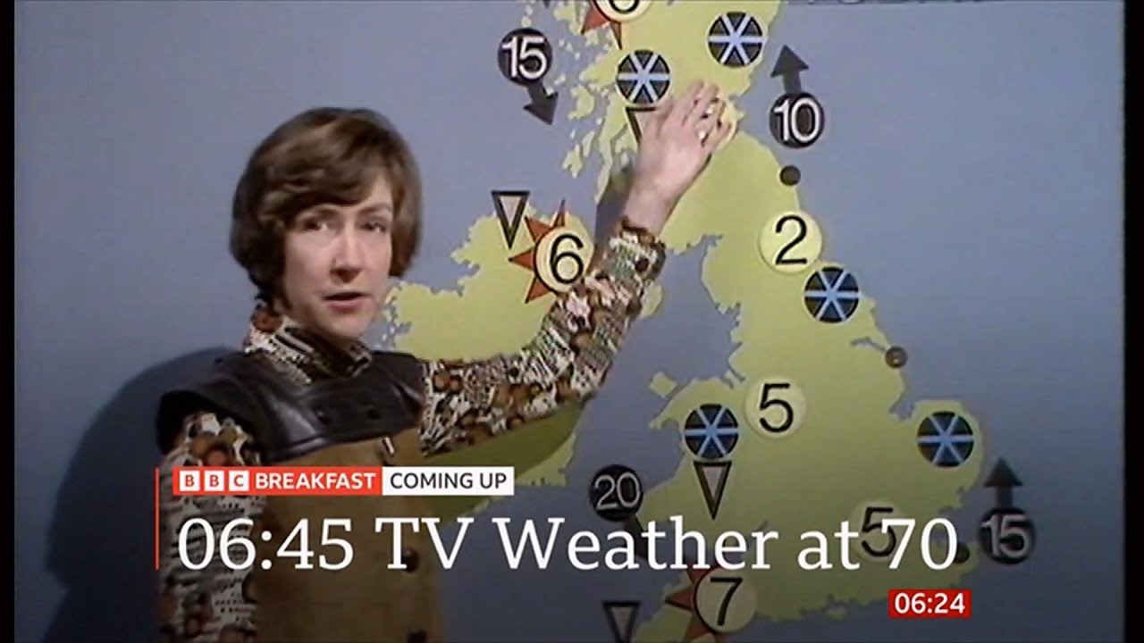 BBC Weather shares forecasts from the past as it turns 70 years old on ...