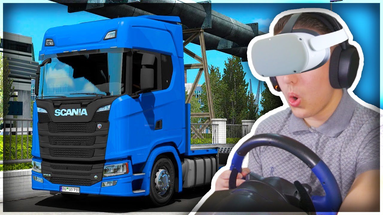 VOZIM KAMION U VIRTUELNOJ REALNOSTI!! Euro Truck Simulator 2 VR - YouTube