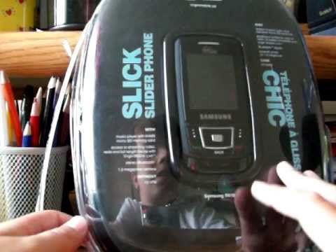 Samsung SCH-R610 Unboxing - Virgin Mobile Canada - YouTube